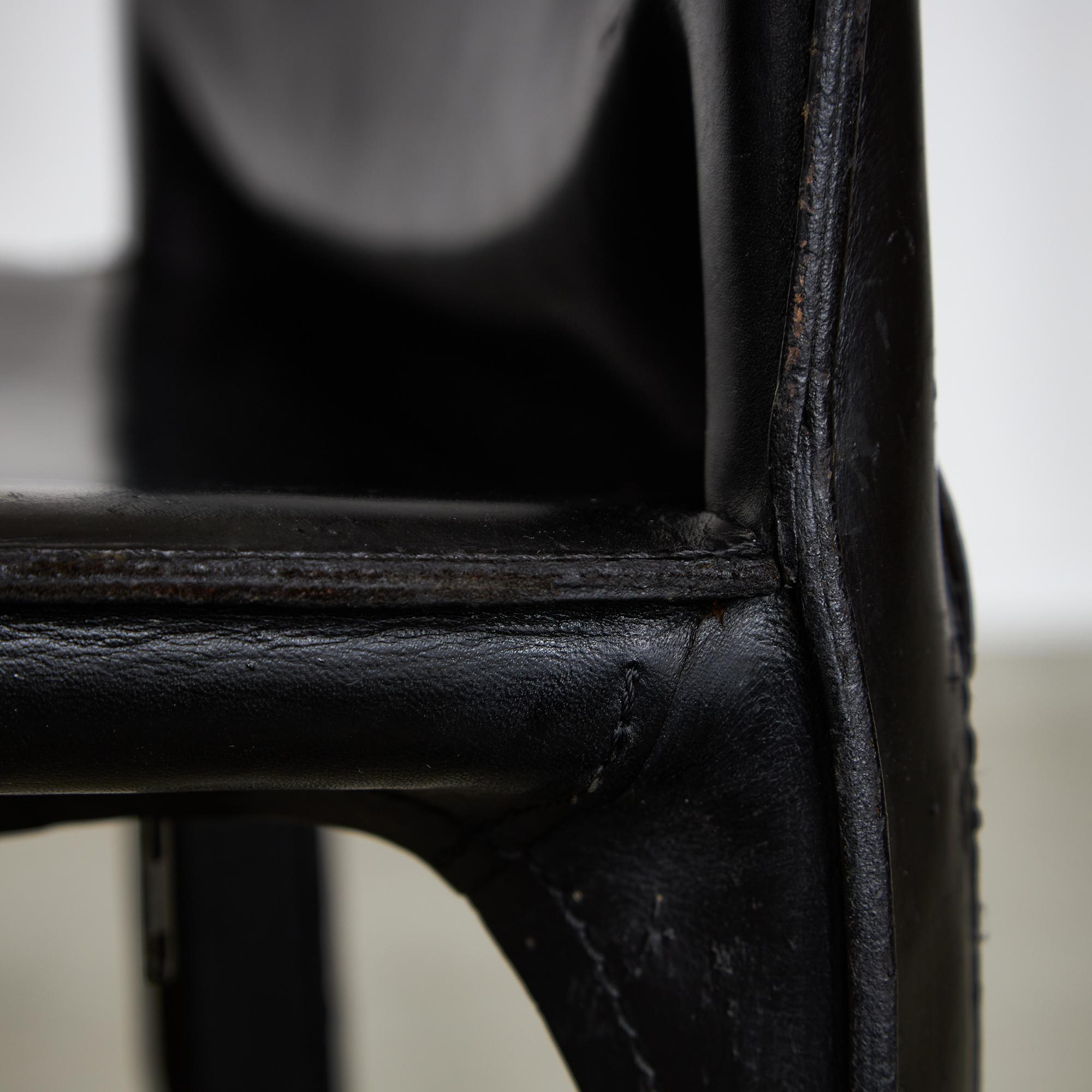 Set of Cab 412 Chairs by Mario Bellini for Cassina, 1977 For Sale at ...