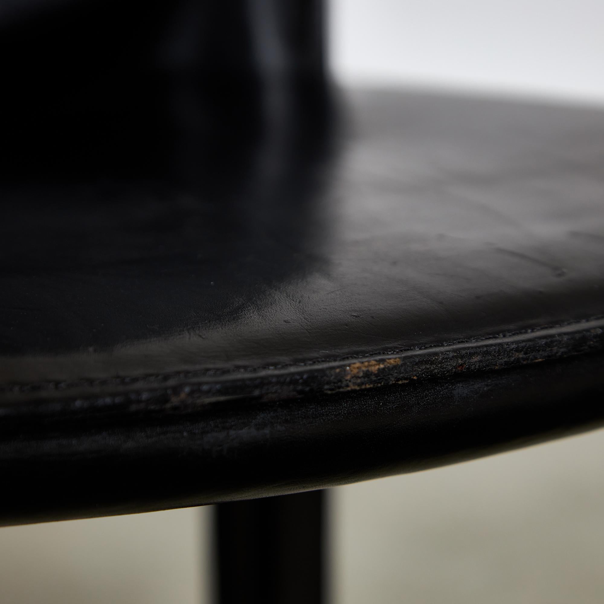 Set of Cab 412 Chairs by Mario Bellini for Cassina, 1977 For Sale at ...