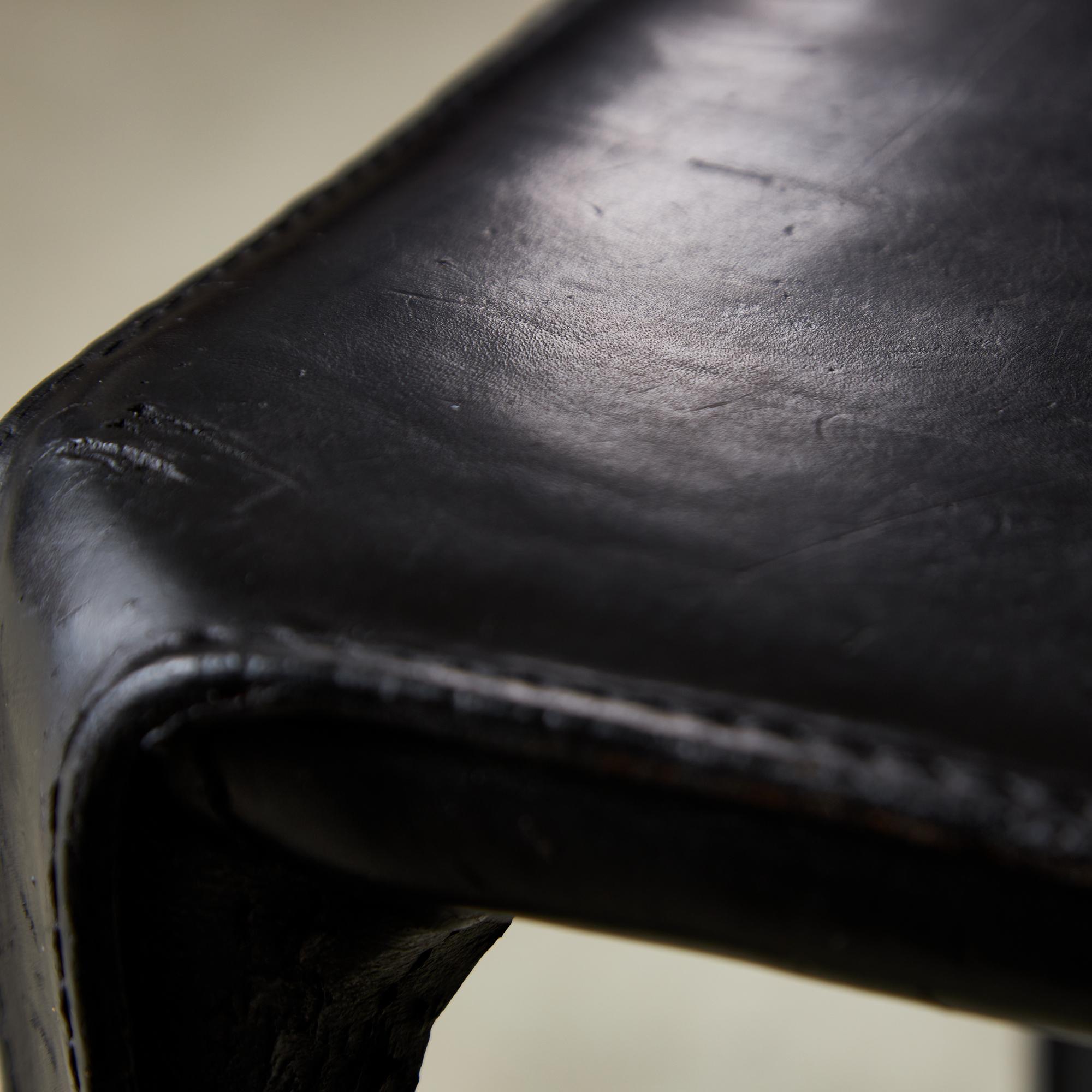 Set of Cab 412 Chairs by Mario Bellini for Cassina, 1977 For Sale at ...