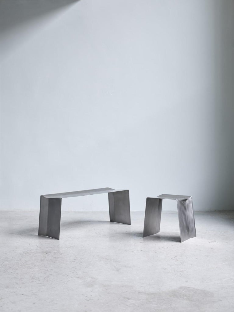 Set of Camber Stool and Bench by Paul Coenen For Sale at 1stDibs