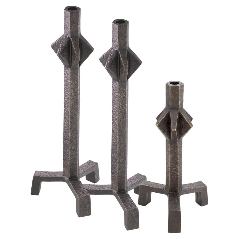 Set of Candel Holders Chateau de Loire For Sale at 1stDibs