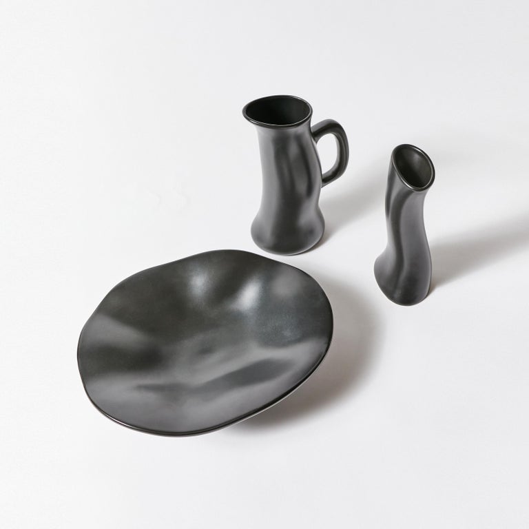 Set of Ceramic Fruit Bowl, Pitcher and Tall Vase Designed by Robert ...