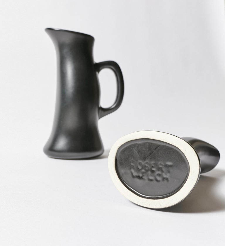 Set of Ceramic Fruit Bowl, Pitcher and Tall Vase Designed by Robert ...