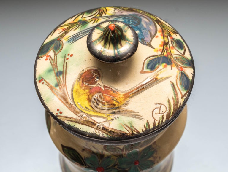 Set of Ceramic Hand Painted Vases by Catalan Artist Diaz Costa, circa ...