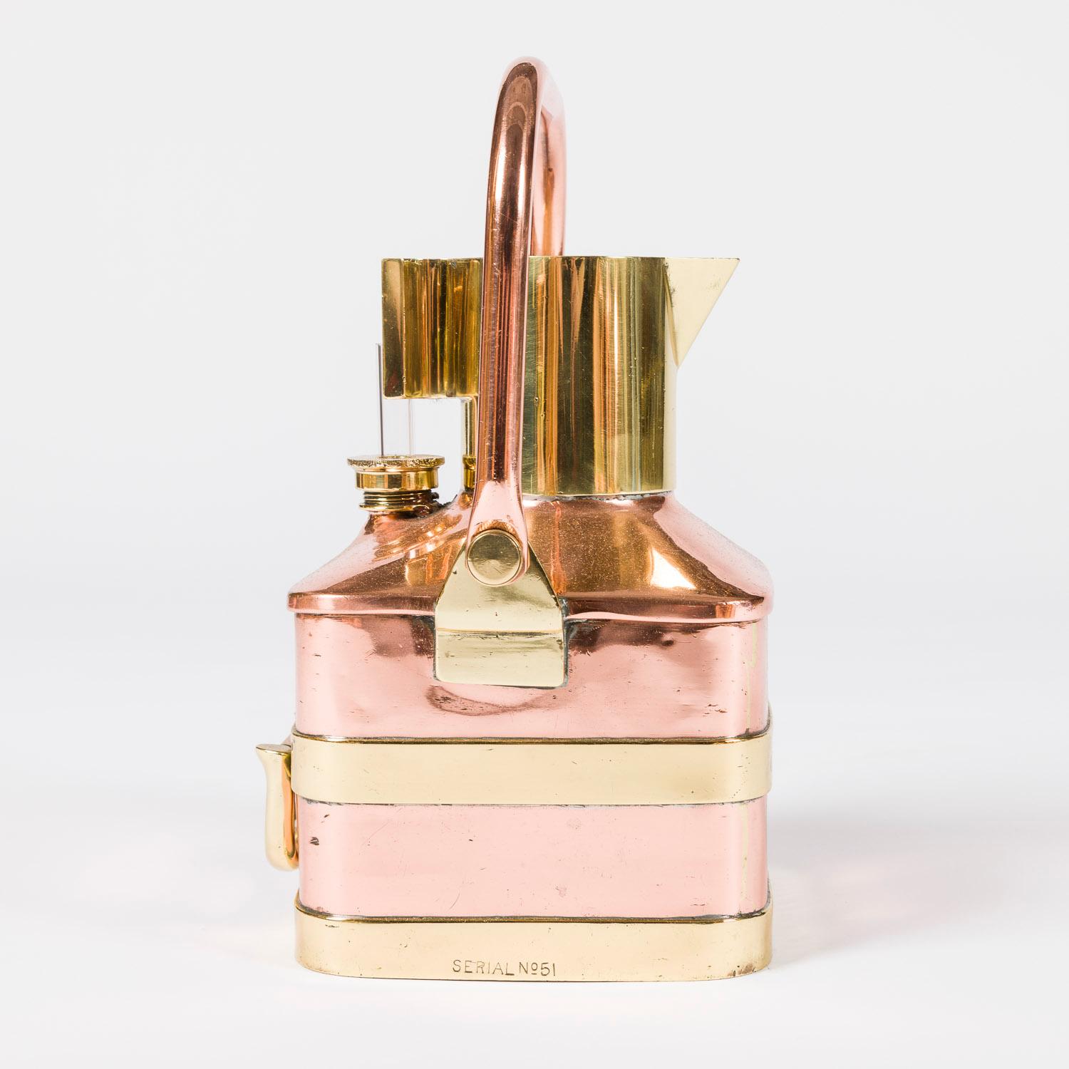 Set of copper imperial volume standard fuel measures by Avery For Sale ...