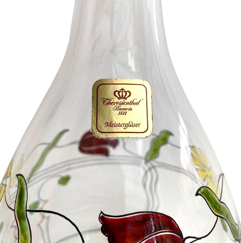 Set of Crystal Decanter and Glasses Theresienthal Bavaria ...