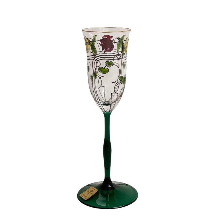 Set of Crystal Decanter and Glasses Theresienthal Bavaria ...