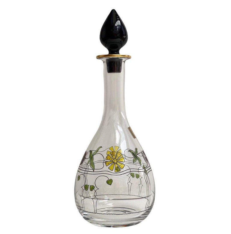 Set of Crystal Decanter and Glasses Theresienthal Bavaria ...