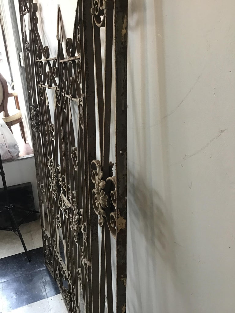 Set of Custom Neoclassical Iron Garden Gates at 1stDibs | custom gates ...