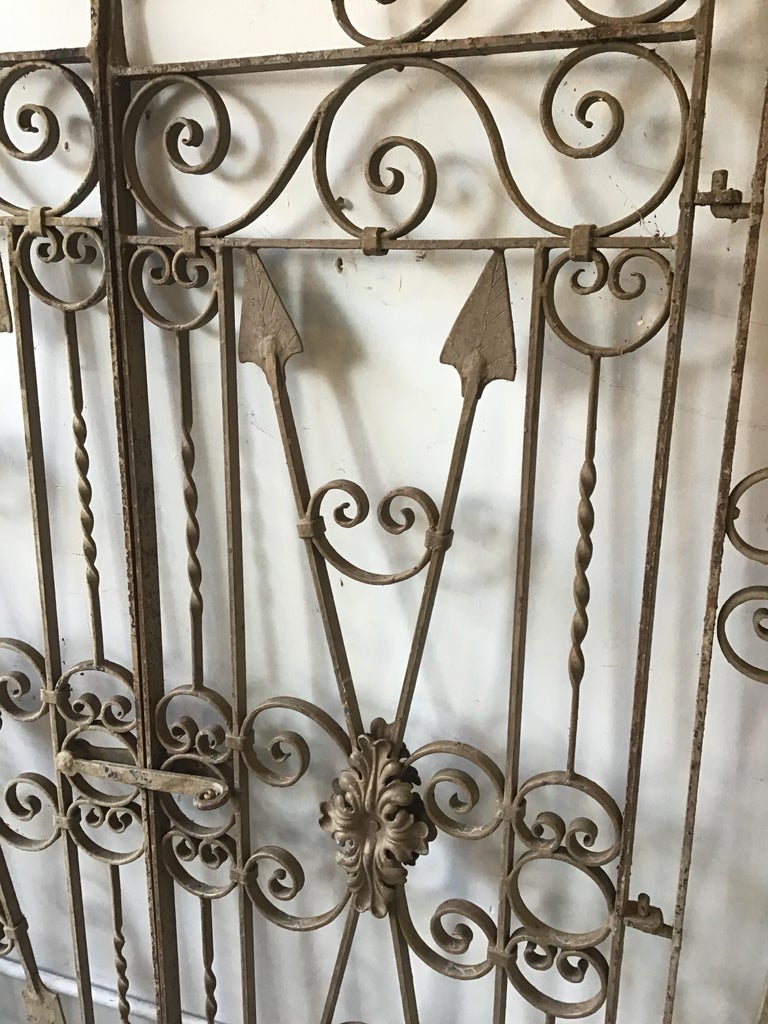 Set of Custom Neoclassical Iron Garden Gates at 1stDibs | custom gates ...