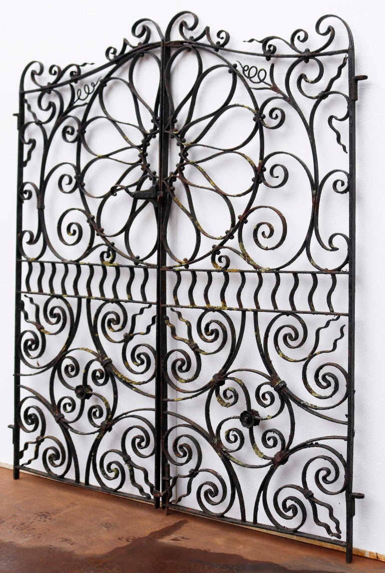 Set of Decorative Mid-Victorian Pedestrian Garden Gates For Sale at 1stDibs