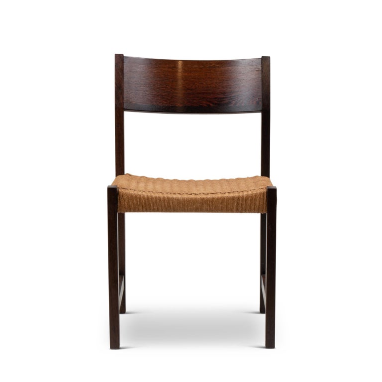 Set of Dining Room in Wengé, 1970s For Sale at 1stDibs