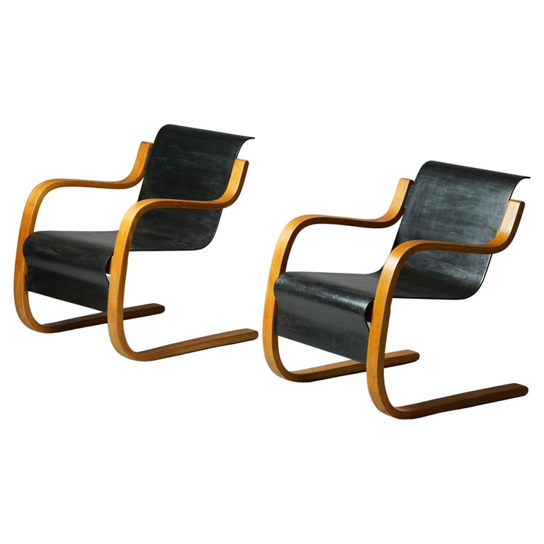 Set of Early Model 42 'Little Paimio' Chairs by Alvar Aalto, 1930s For ...