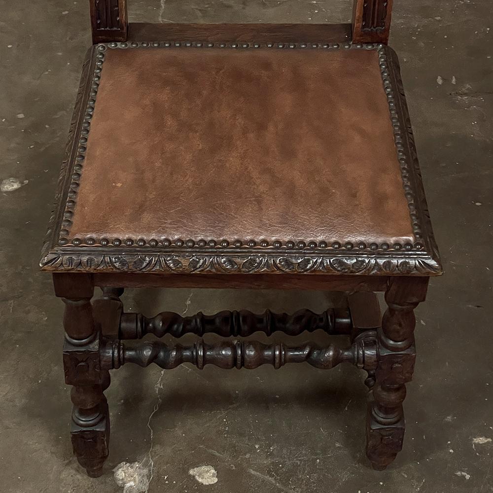 Set of Eight 19th Century French Renaissance Dining Chairs For Sale at ...