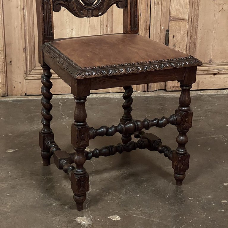 Set of Eight 19th Century French Renaissance Dining Chairs For Sale at ...