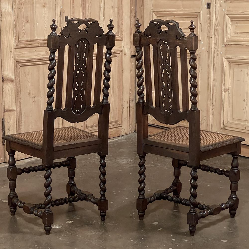 Set of Eight 19th Century French Renaissance Dining Chairs For Sale at ...