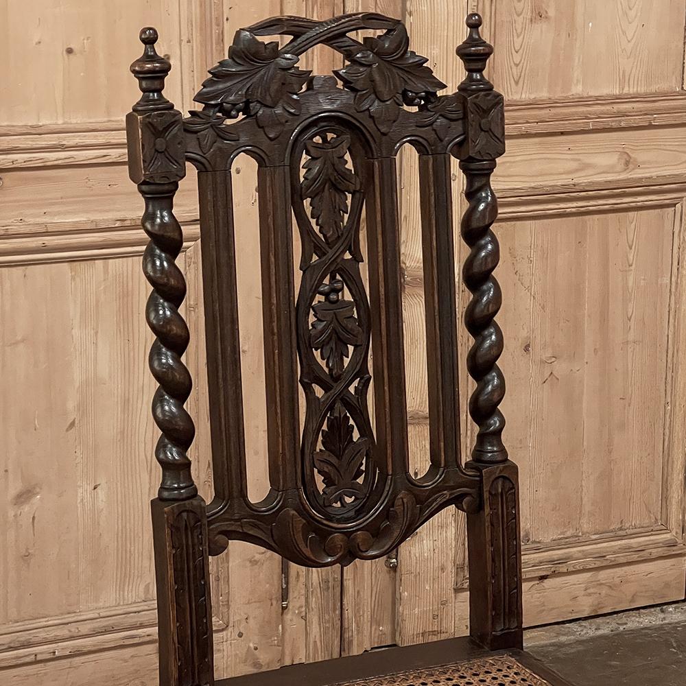 Set of Eight 19th Century French Renaissance Dining Chairs For Sale at ...