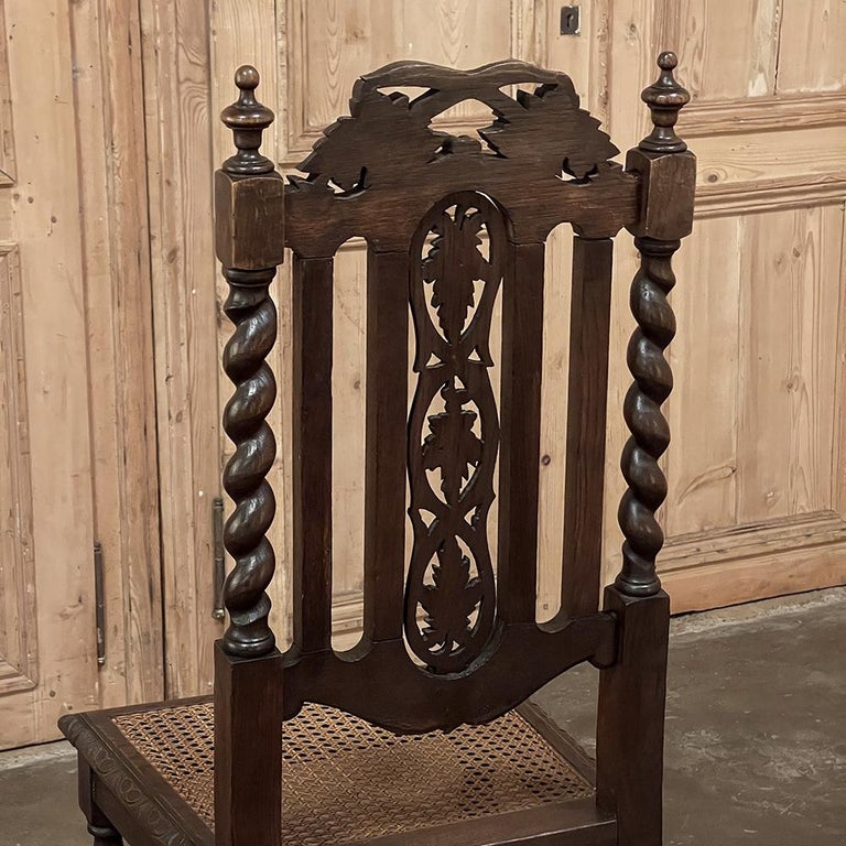 Set of Eight 19th Century French Renaissance Dining Chairs For Sale at ...