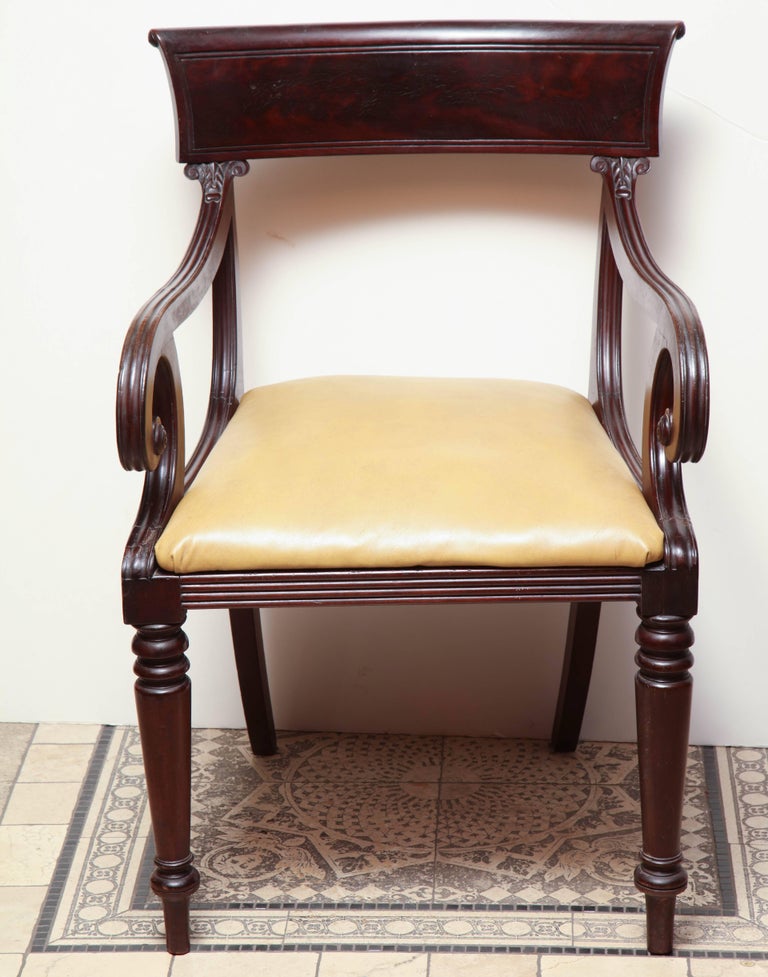 Set of Eight American Dining Chairs at 1stDibs
