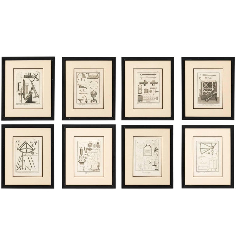Set of Eight Architectural Prints at 1stDibs