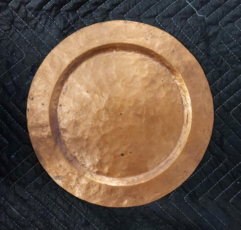 Set of Eight Arts and Crafts Copper Plates at 1stDibs