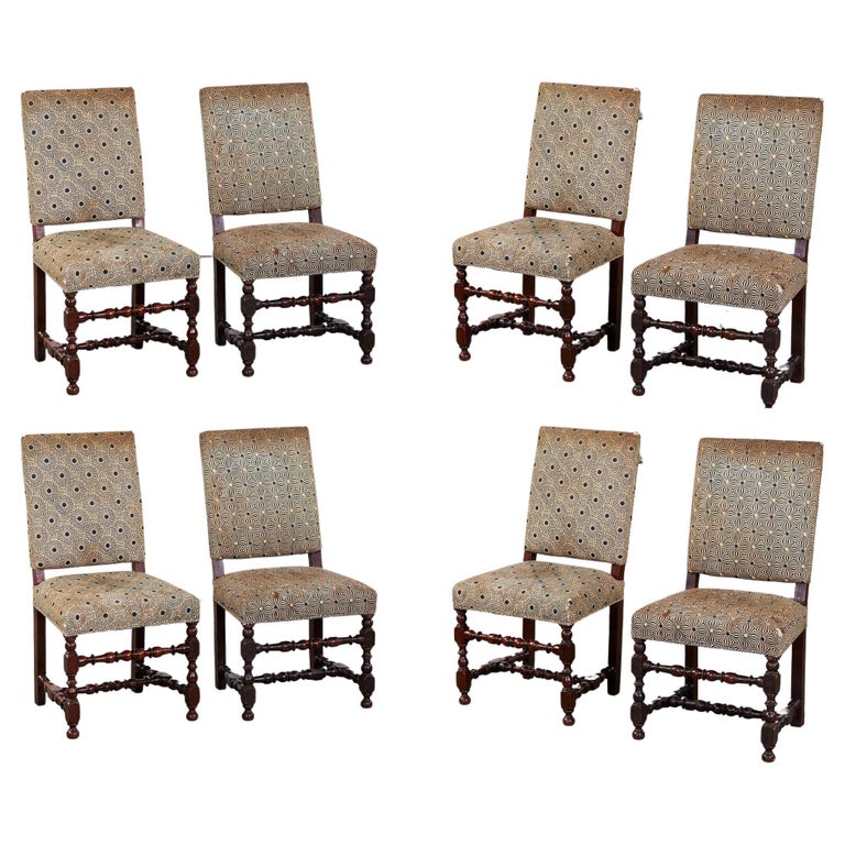 Set of Eight Baroque Chairs For Sale at 1stDibs