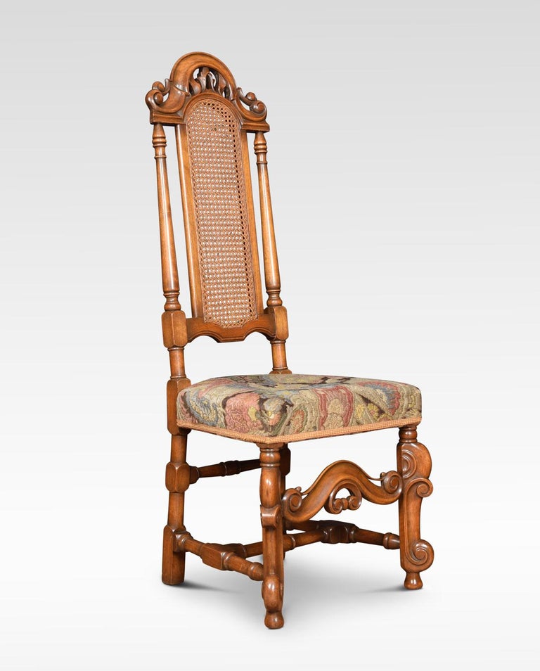 Set of Eight Carolean Style High Back Chairs at 1stDibs