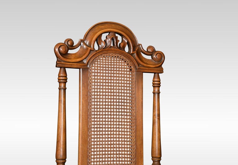 Set of Eight Carolean Style High Back Chairs at 1stDibs