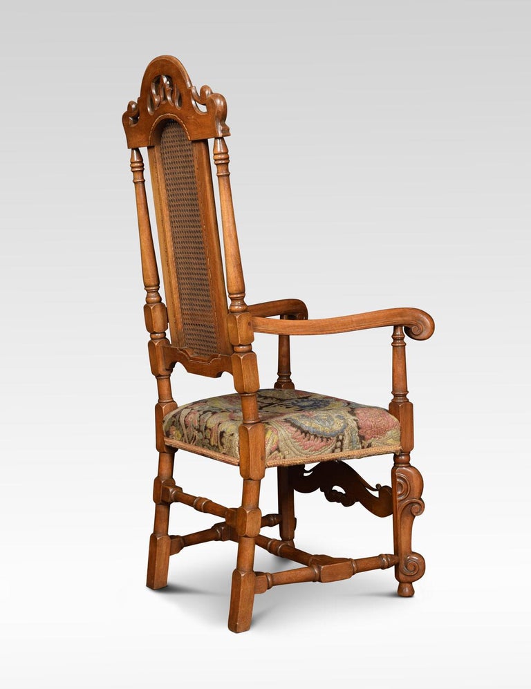 Set of Eight Carolean Style High Back Chairs at 1stDibs