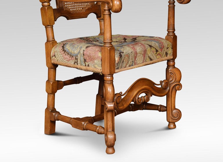 Set of Eight Carolean Style High Back Chairs at 1stDibs