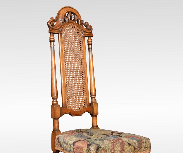 Set of Eight Carolean Style High Back Chairs at 1stDibs