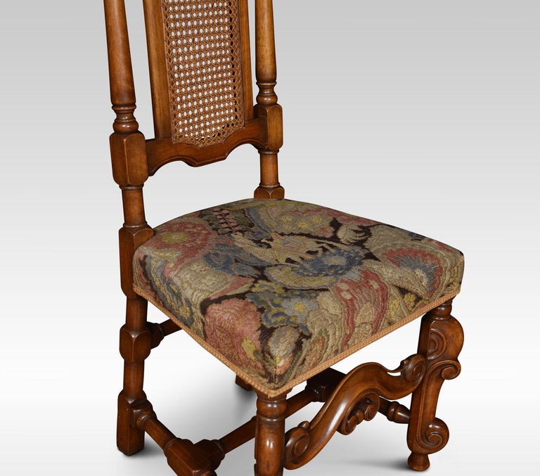 Set of Eight Carolean Style High Back Chairs at 1stDibs