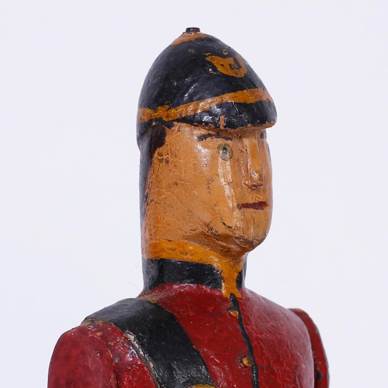 Set of Eight Carved Wood English Soldiers at 1stDibs | wood soldiers