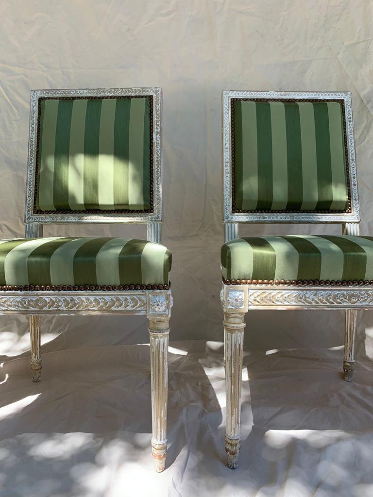 Set of Eight Chairs Louis XVI Style at 1stDibs