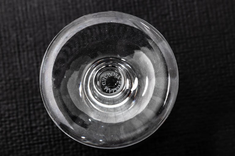 Set of Eight Crystal Glasses by William Yeoward at 1stDibs