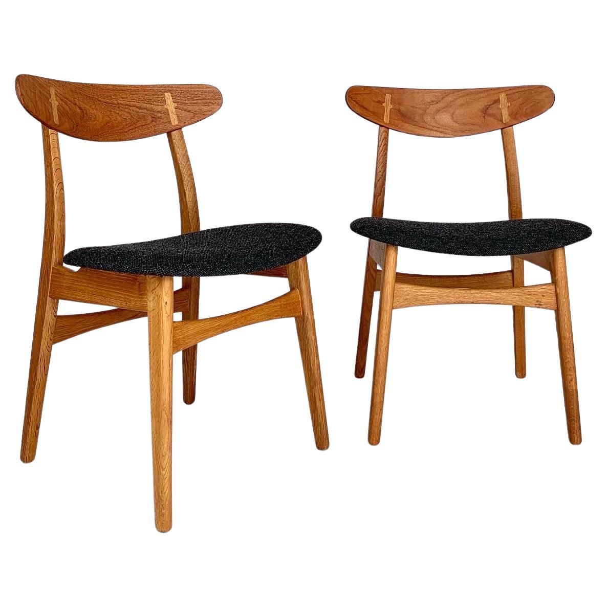 Hans Wegner CH30 Chairs at 1stDibs