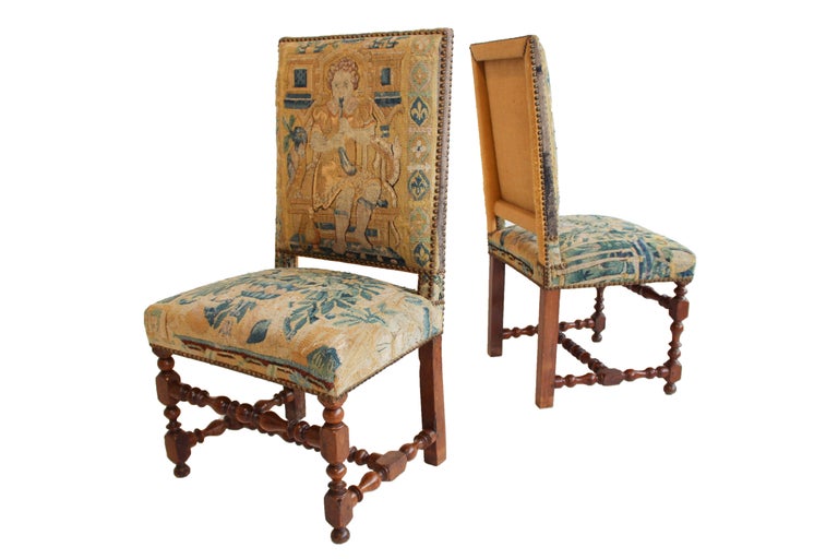 Set of Eight Louis XIV Dining Chairs, 17th Century, France For Sale at ...