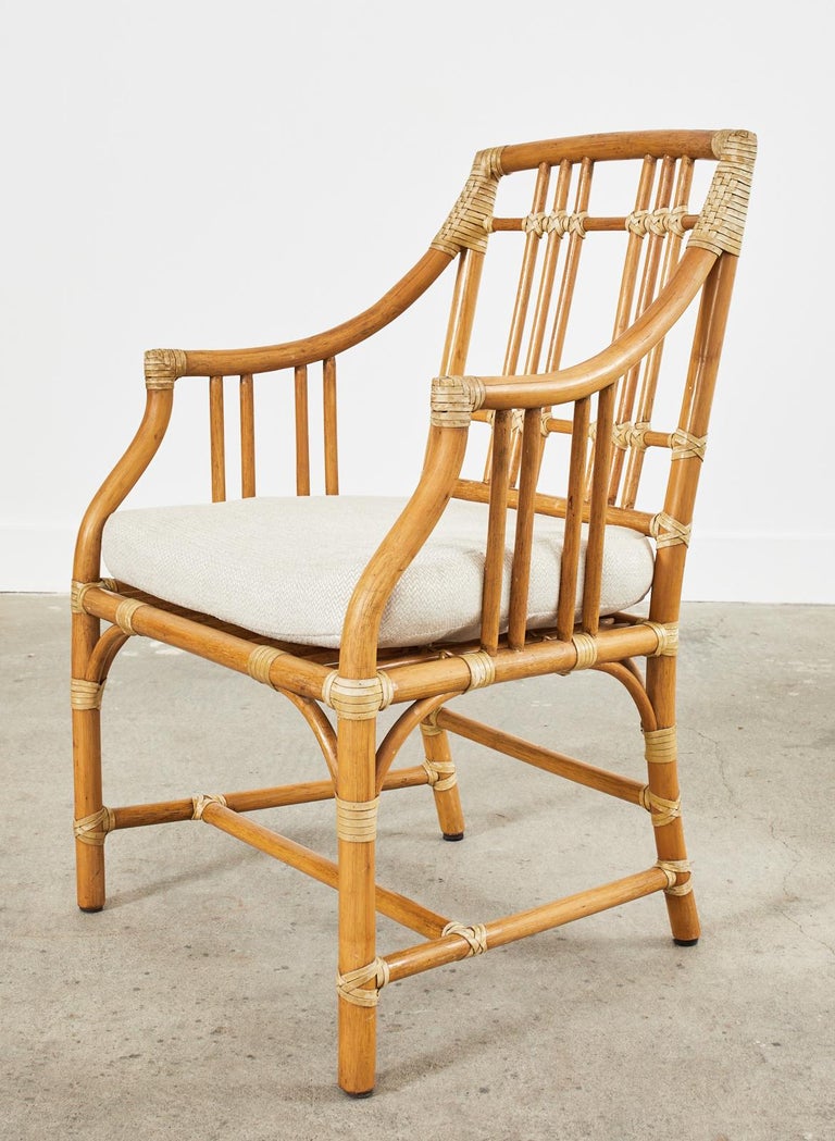 Set of Eight McGuire Organic Modern Balboa Dining Chairs at 1stDibs