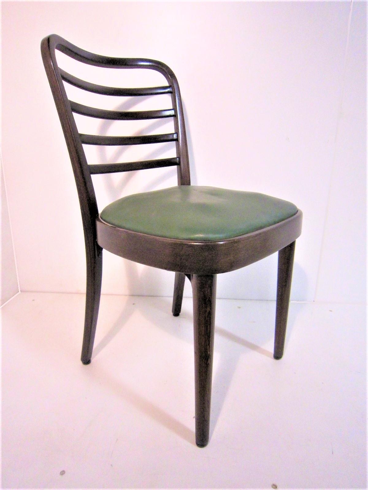 Set of Eight Original Josef Frank Bentwood Chairs, Six Sides and Two ...
