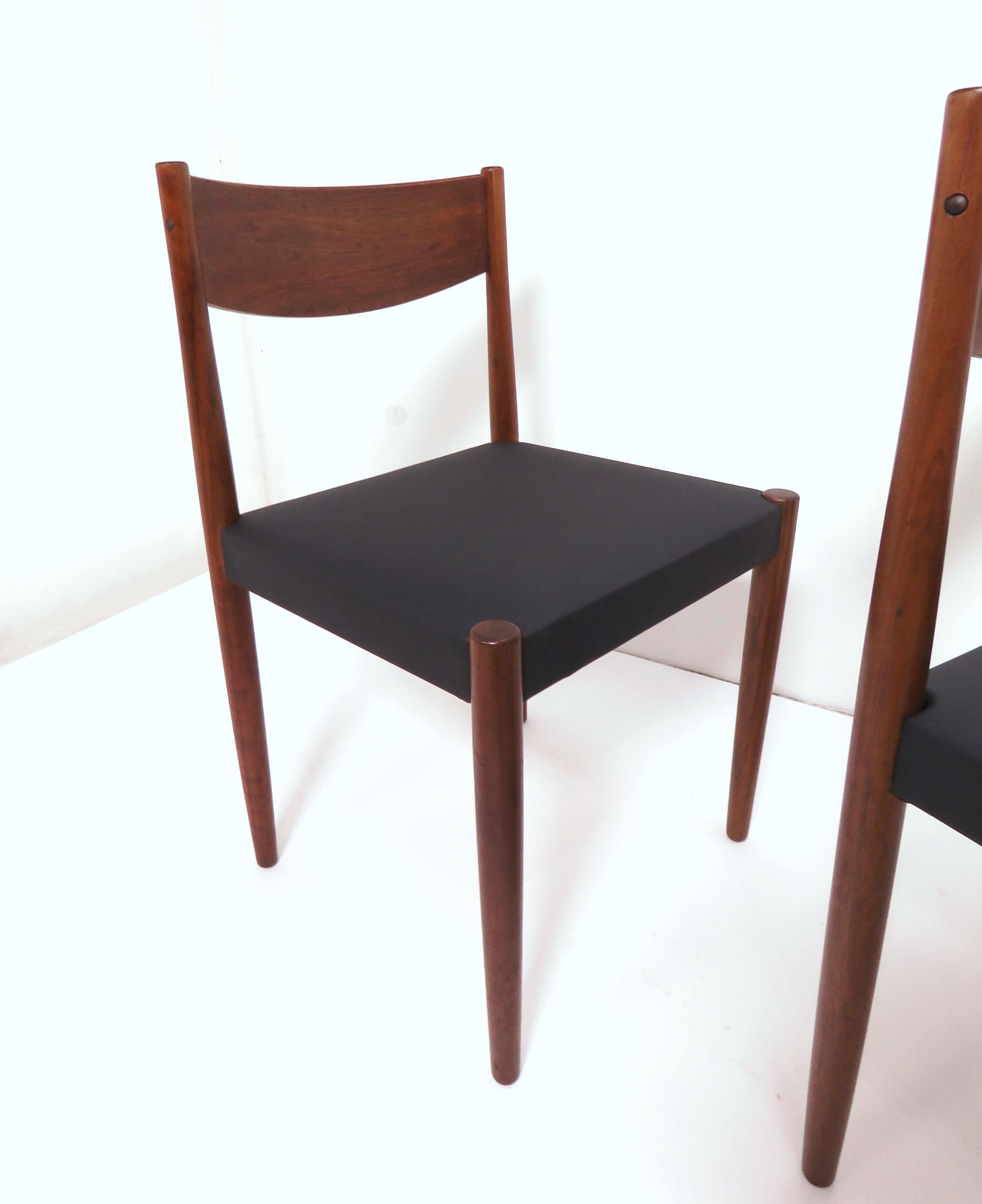 Set of Eight Poul Volther for Frem Rojle Danish Teak Dining Chairs ...