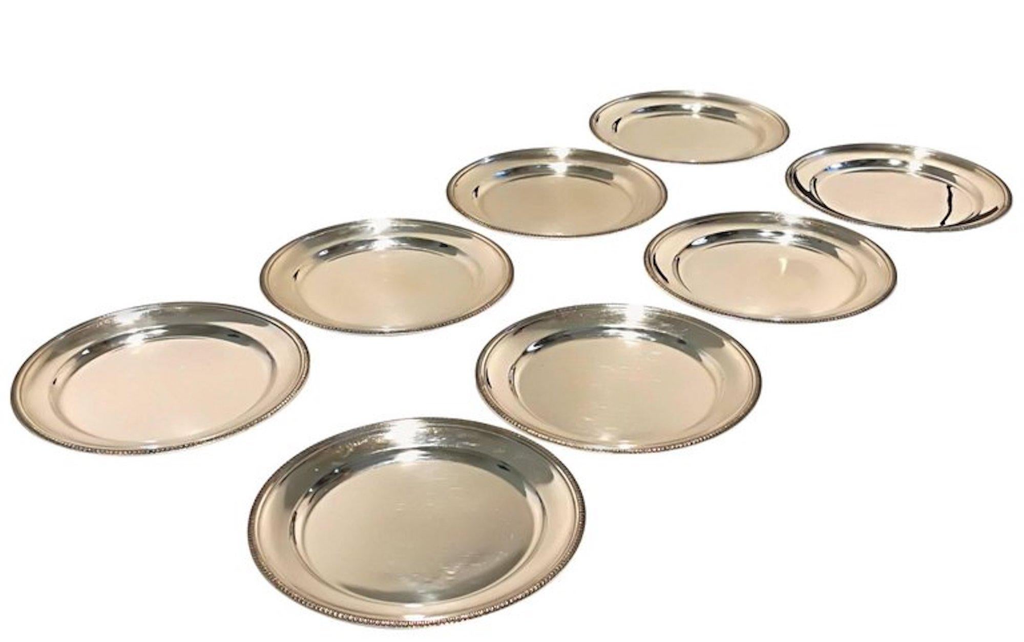 Set of Eight Silver Dishes For Sale at 1stDibs | silver dishes for sale