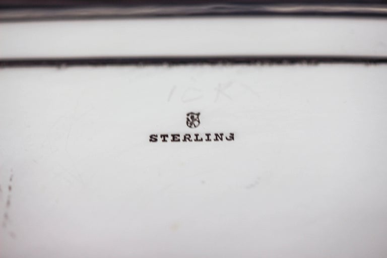 Set of Eight Sterling Coasters at 1stDibs