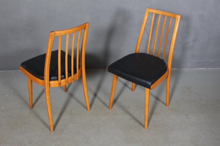 Set of Eight Thonet ‘Ton’ Dining Chairs, 1940s at 1stDibs
