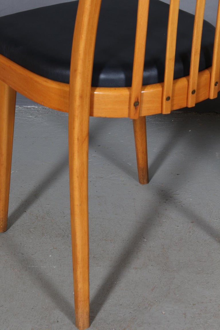 Set of Eight Thonet ‘Ton’ Dining Chairs, 1940s at 1stDibs