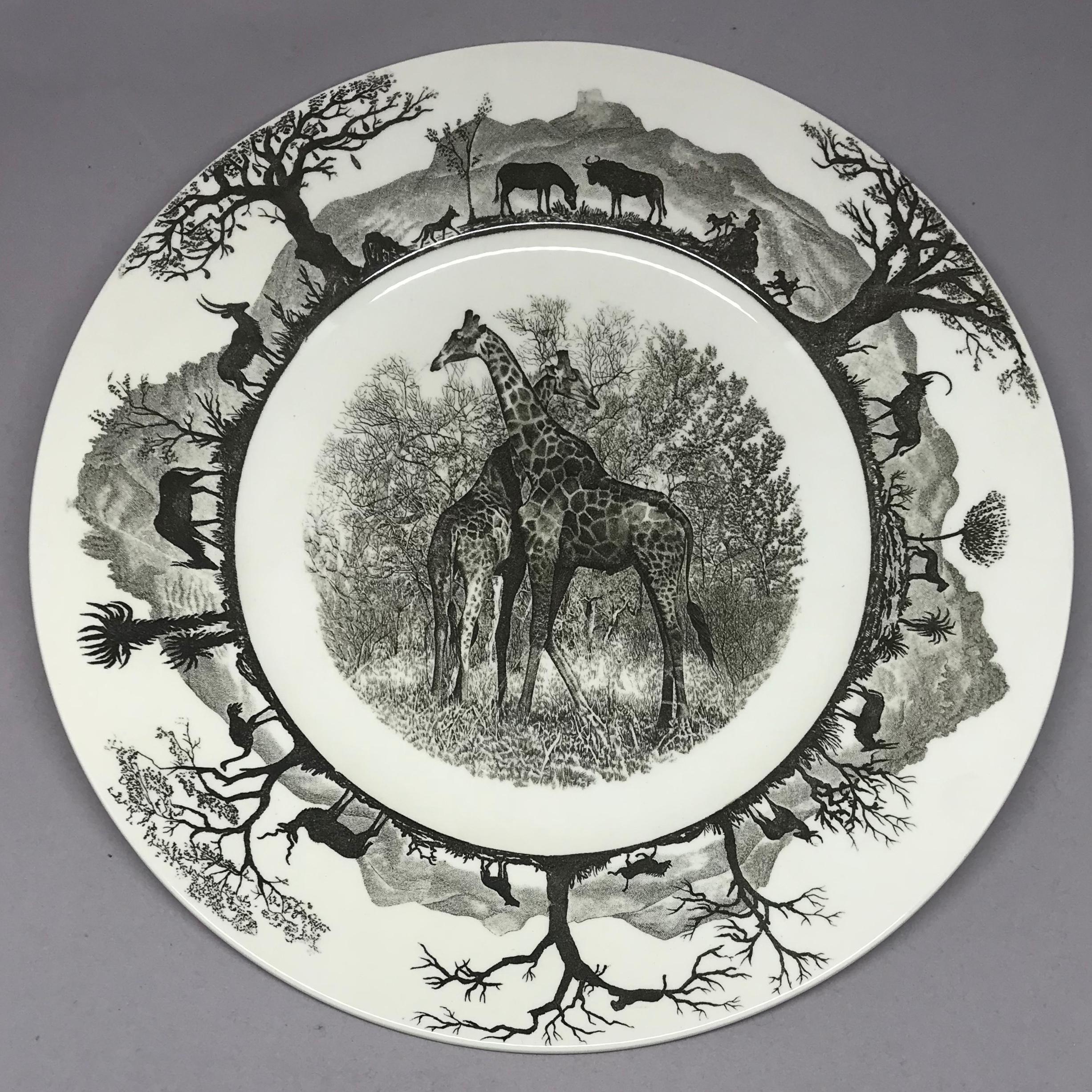 Set of Eight Wedgwood African Safari Plates at 1stDibs | wedgwood ...