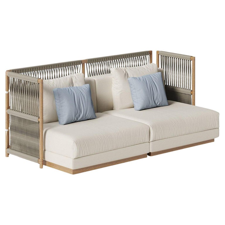 Set of Embrace Low Beige n. 14 Module Sofa and Windscreen For Sale at ...