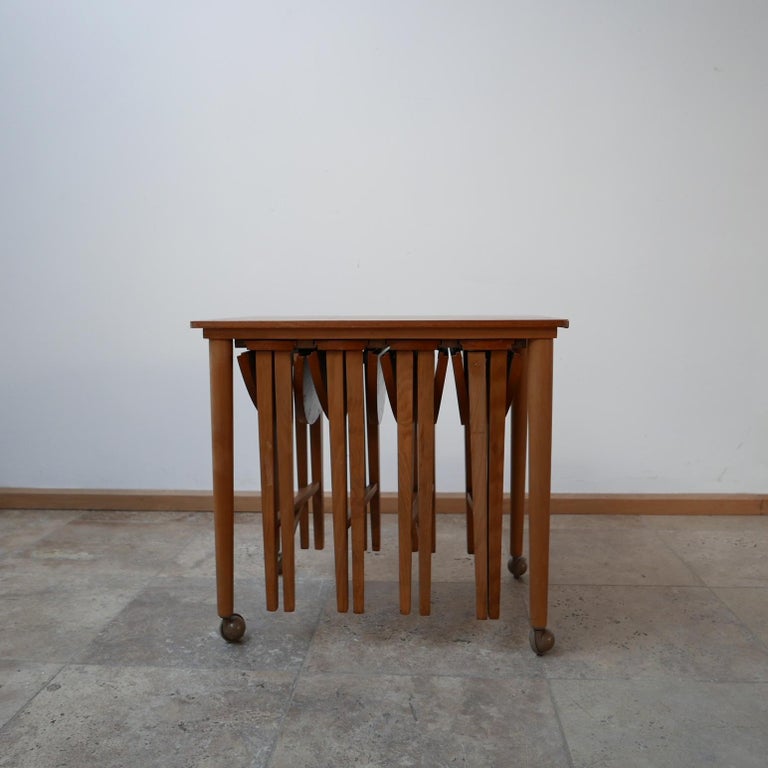 Set of English Mid-Century Nesting Coffee or Side Tables For Sale at ...