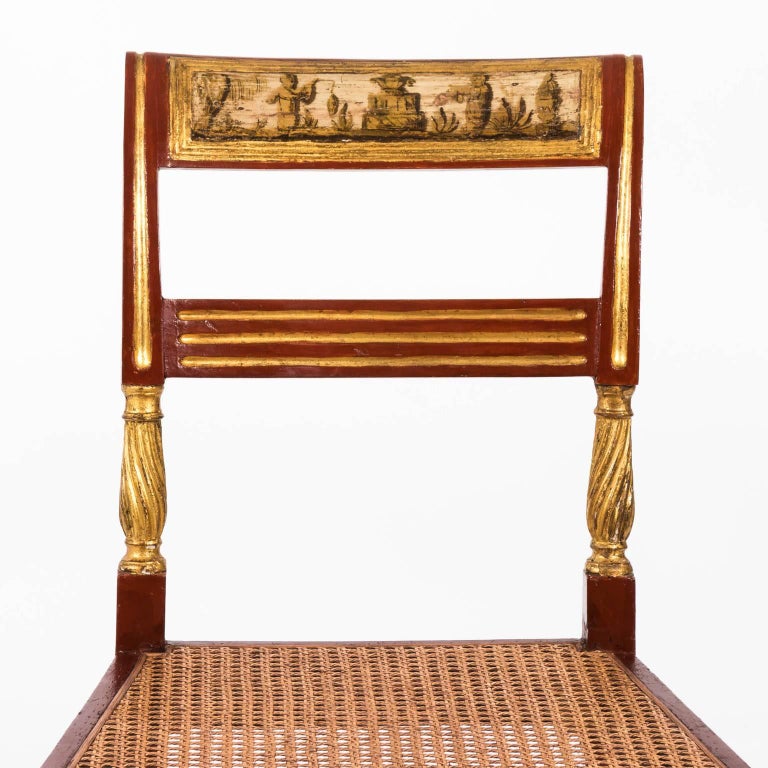 Set of English Regency Side Chairs at 1stDibs