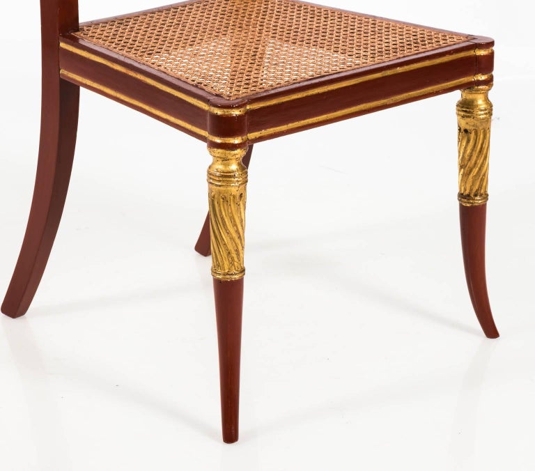 Set of English Regency Side Chairs at 1stDibs