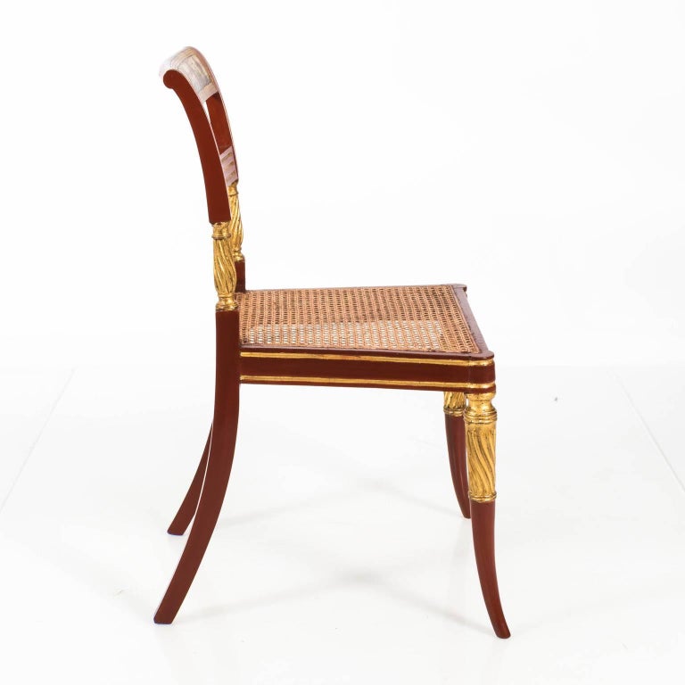 Set of English Regency Side Chairs at 1stDibs